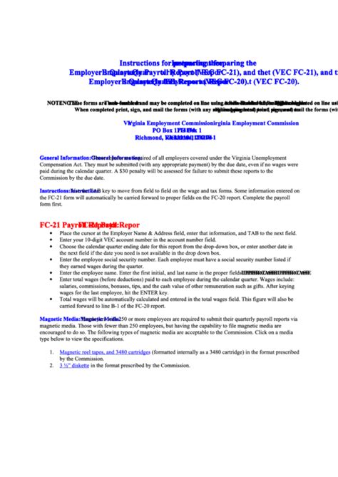 Printable Form Vec Fc 20 Printable Forms Free Online