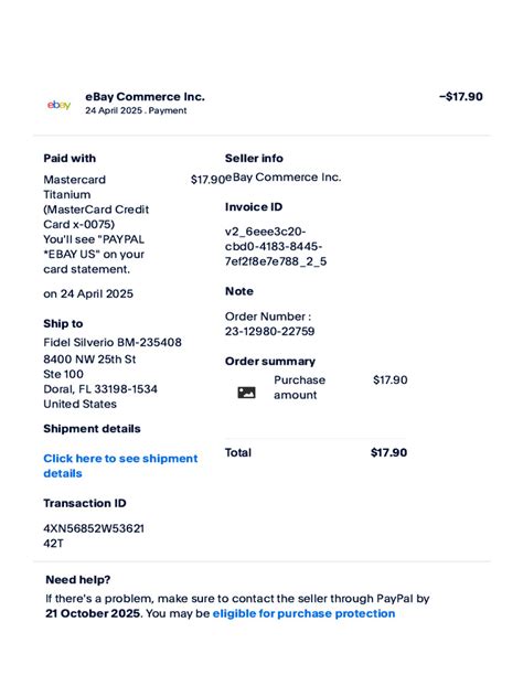 Paypal Transaction Details Pdf