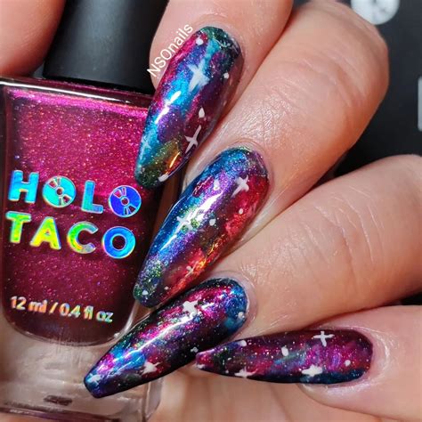 17 Purple Galaxy Nails We Are Obsessed About Nail Designs Daily