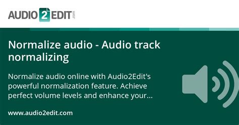 Normalize Audio Audio Track Normalizing