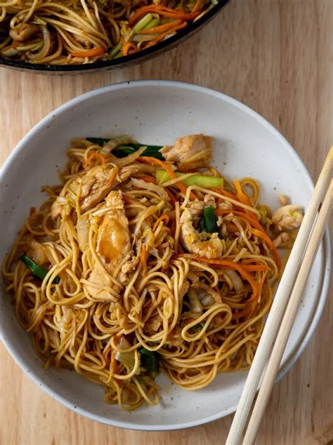 Chinese Noodles Recipe With Chicken