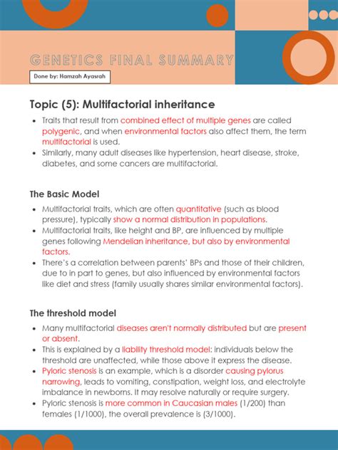 Multifactorial Inheritance Pdf Cancer Quantitative Trait Locus