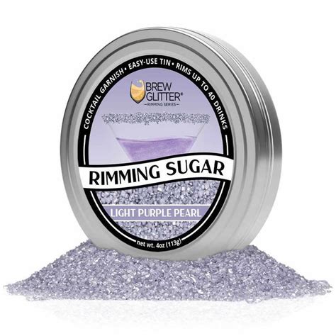 Light Purple Rimming Sugar Custom Label — Bakell®
