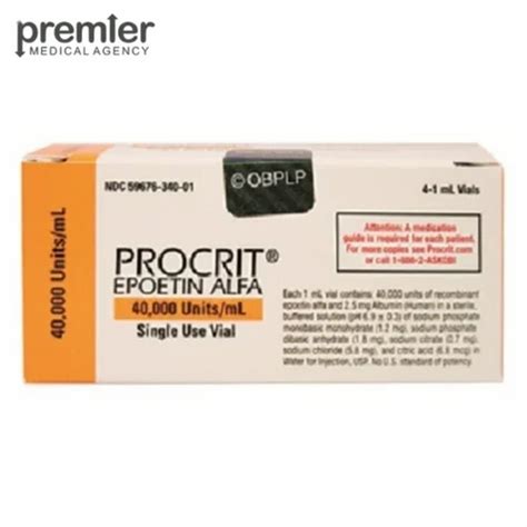 Procrit Epoetin Alfa Injection At ₹ 1090piece Procrit Vial In Nagpur