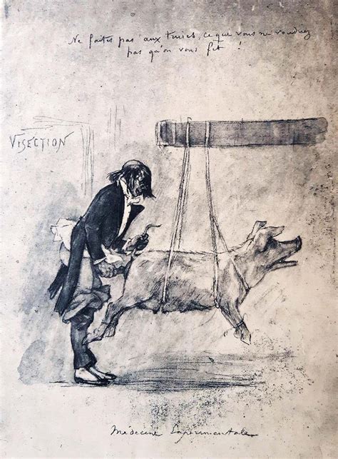 Félicien Rops Médecine Expérimentale Original Etching By Félicien