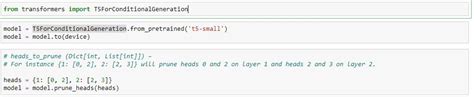 T5forconditionalgeneration Object Has No Attribute Pruneheads 🤗transformers Hugging