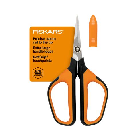 Fiskars Comfort Loop Micro Tip Pruning Snips 7 Garden Shears With