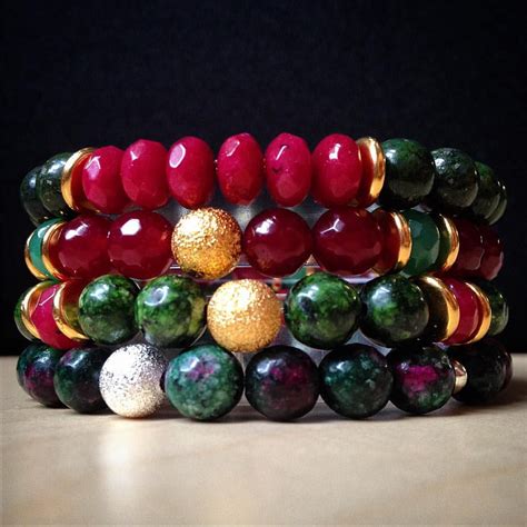Holiday Themed Bracelets Ruby Holly And Noelle