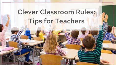 Clever Classroom Rules In Middle School Tips For Teachers Teach Smart With Me