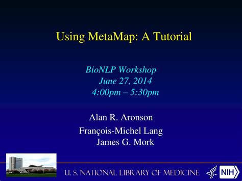 ppt using metamap a tutorial powerpoint presentation free download