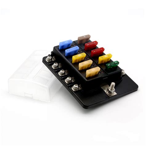 China 10 Way Screw Nut Terminal Blade Fuse Block Manufacturers Suppliers Factory