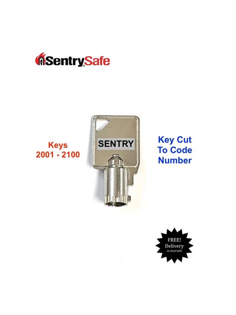 Sentry Tubular Safe Keys