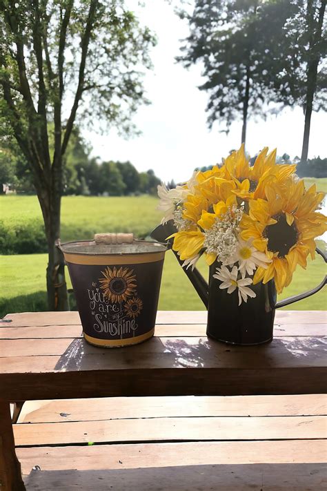 Starter Kit Sunflower Garden Seeds Planting Tools Artificial Sunflowers