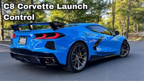 How to Use Launch Control In A C8 Corvette - YouTube