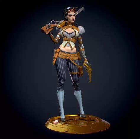 Lady Mechanika – Yan-H > 3D print model > PresetsFX.com