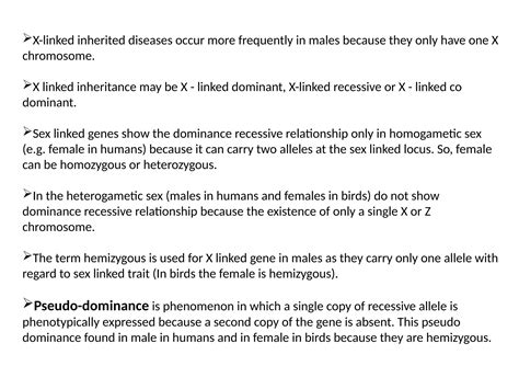 4b Sex Linked Inheritance And Characters Pptx