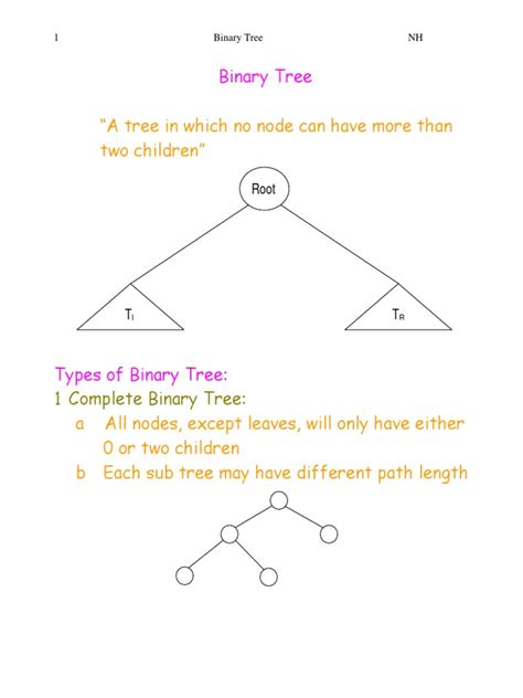 Binary Tree Lesson Pdf Mathematical Logic Theoretical Computer