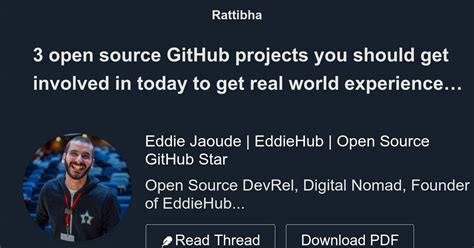 3 open source github projects you should get involved in today to get