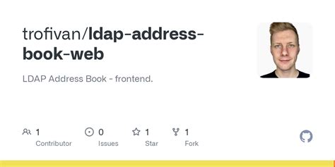Github Trofivanldap Address Book Web Ldap Address Book Frontend