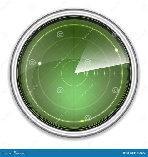 Abstract Radar Icon Radio Waves Detection System Coordinate System Stock Image Cartoondealer