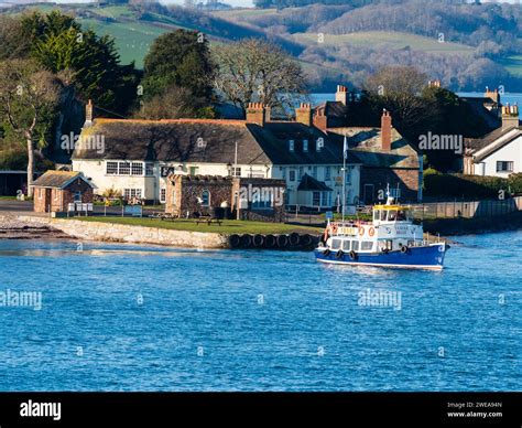Cremyll Ferry Tamar Belle Leaving Cremyll Cornwall Across The Tidal Hamoaze Waters Of The