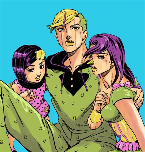 Higashikata Jobin Higashikata Tsurugi And Higashikata Mitsuba Jojo No Kimyou Na Bouken And