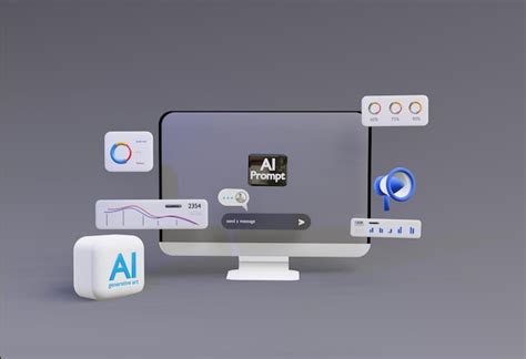 Premium Photo 3d Computer Ai Robot Chatbot Web Uiux Software