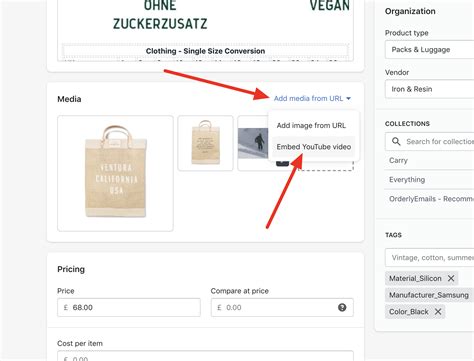 Venue Product Page Add Videos To The Gallery And Description Safe