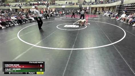 107 Lbs Finals 8 Team Caley Graber Northfield Vs Colton Koss Gale Ett Tr Mel Min
