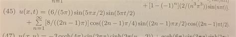 Solved Partial Differential Equations Solution Techniques Chegg
