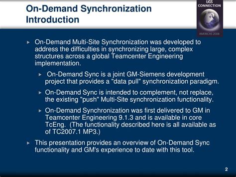 ppt on demand synchronization introduction powerpoint presentation
