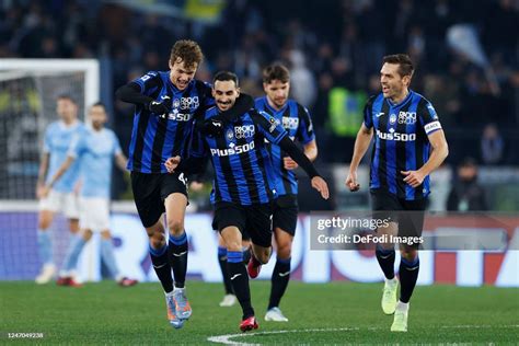 Davide Zappacosta Of Atalanta Bc Celebrates After Scoring His Teams