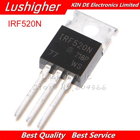 10pcs Irf520 To220 Irf520n To 220 Irf520npbf New Original Free Shipping In Integrated Circuits