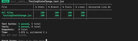 how to write unit tests in react