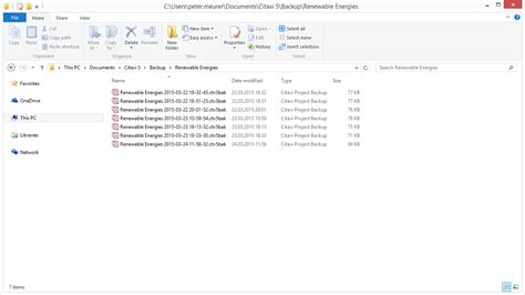 Getting Started Managing Projects Restoring A Project From A Backup