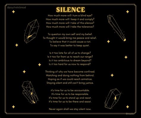 Silence Its A Repost From My Previous Poem I Made Here Hope You Like
