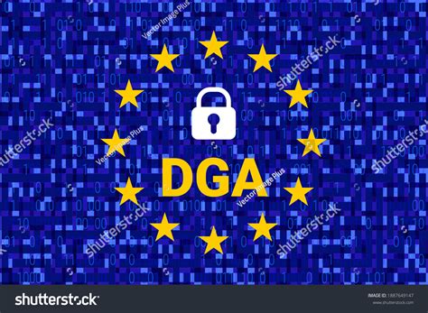 Data Governance Act Dga Vector Illustrarion Stock Vector Royalty Free