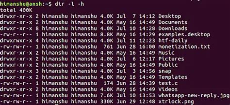 Linux Dir Command For Beginners 10 Examples