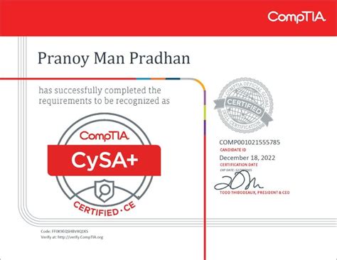 Pranoy Man Pradhan On Linkedin Cysa
