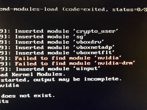 Failed To Find Module Nvidia Graphics Display Manjaro Linux Forum
