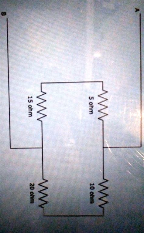 Solved Measure The Equivalent Resistance Across A And B Using Proteus
