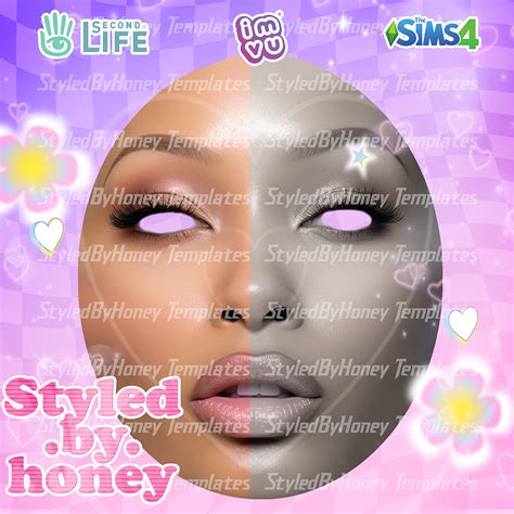 Bsr 004 Ready To Use Imvu Skin Mesh Head Second Life Skin Template