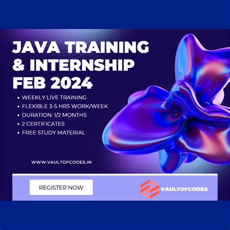 vaultofcodes on linkedin javaprogramming training internship codingjourney careerdevelopment
