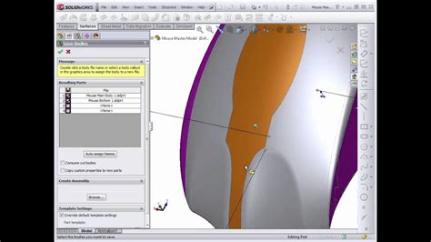 Advanced Solidworks 2012 Tutorial Save Bodies Youtube