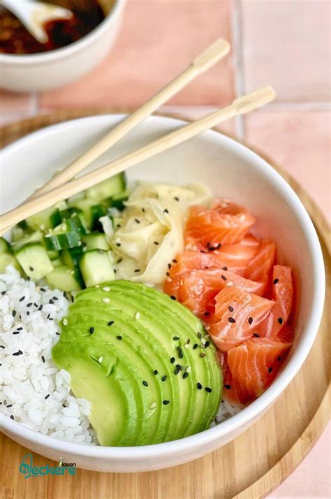 Sushi Bowl Mit Lachs Gesund And Einfach Leckere Ideen