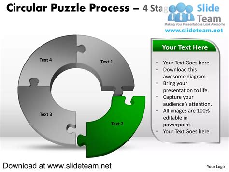 How To Make Create Pieces Doughnut Chart Circular Puzzle With Hole In Center Process
