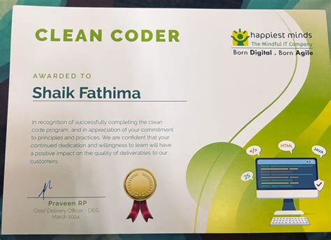 Shaik Fathima On Linkedin Cleancoder Softwaredevelopment