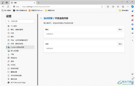 edge浏览器网站不安全无法访问怎么办？ edge浏览器网站不安全无法访问的解决方法 极光下载站