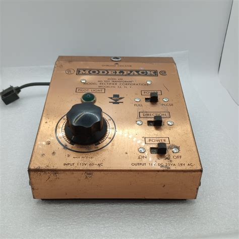 Vintage Model Rectifier Corporation Mrc Throttlepack Model 600