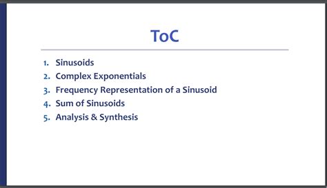 lec 10a sinusoids and spectrum